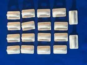 BAINBRIDGE A009 Track Slugs Sailboat Flat Slot Slides