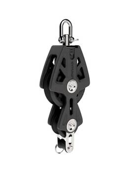 LEWMAR 29927234BK Synchro Fiddle Block Swivel Becket