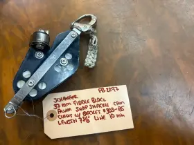 SCHAEFER 303-85 Fiddle Block Cheeks Snap Shackle Cam Cleat